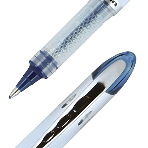 uni-ball Vision Elite BLX Infusion Rollerball Pens Bold Point, 0.8mm, Blue/Black, 12 Pack