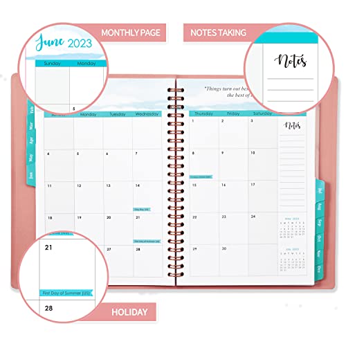 2023 Appointment Book - 2023 Weekly Appointment Book & Planner - 2023 Daily Hourly Planner 8.4" x 6.3", Mar 2023- Dec 2023, 30-Minute Interval, Soft Leather Cover, Improving Your Time Management Skill