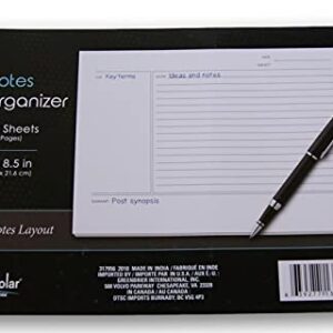 iQ Notes Organizer Tablet - Spiral Bound - 80 Sheets - 6 x 8.5 Inches