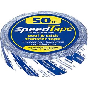 fast cap laminate tape, 2-sided, 1 inx50 ft, clear (cecominod016203)