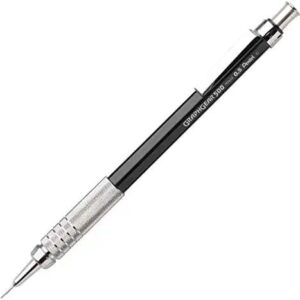 Pentel Mechanical Pencil GraphGear 500 Automatic Drafting Pencil - .7mm Lead Size - Includes 50 Lead & 4 Eraser Refills