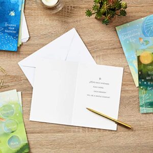 Hallmark Assorted Thinking of You, Get Well, Sympathy Cards (12 Cards with Envelopes) Nature Prints