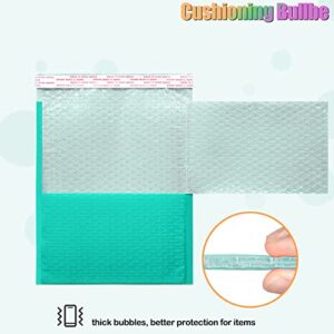 8.5 x 12 Inch Bubble Mailers 30 Pack, Self-Seal Poly Padded Envelope, Waterproof Shipping Bags for Small Business, Teal