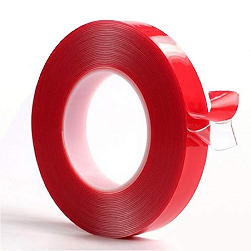 33ft Clear Mounting Tape - Acrylic Adhesive Double Sided Adhesive Foam Tape 10m X 10mm Weatherproof Heavy Duty Glue, Heat Resistant Perfect for LED Light Strip Aluminum Channel