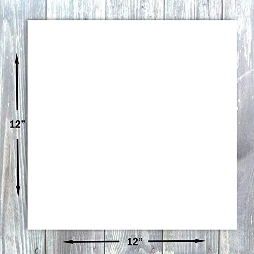 Hamilco White Cardstock Scrapbook Paper 12x12 65lb Card Stock – 25 Pack