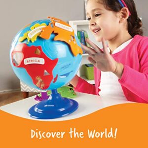 Learning Resources Puzzle Globe - 14 Pieces, Ages 3+ Preschool Learning Toys for Boys and Girls, Earth Globe for Kids