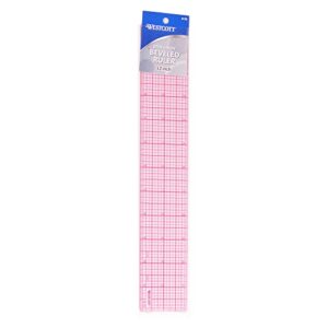 Westcott 8ths 12-Inch Beveled Transparent Ruler (B-70)