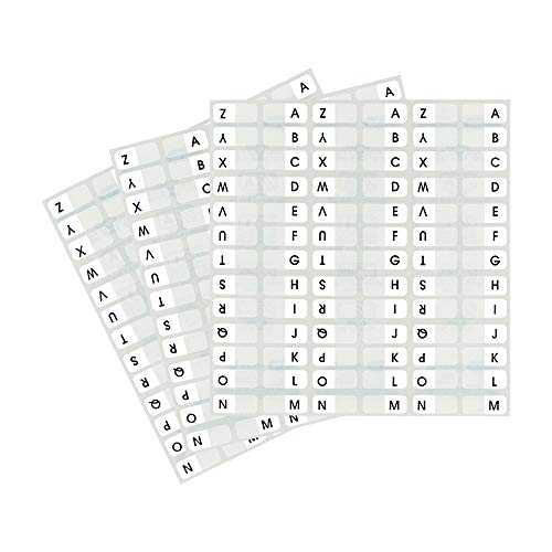 Redi-Tag, RTG31005, Permanent Alphabetical Tab Indexes, 104 / Pack