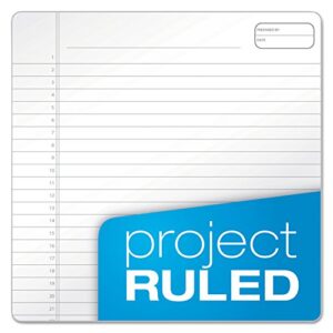 AMPAD Gold Fibre Project Planner, Top-Wire Bound, 8-1/2" x 11-3/4", Project Rule, Navy Cover, 70 Sheets (20-815) , White