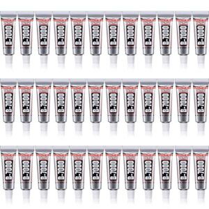 40 pieces b-7000 adhesive multi-function glues paste adhesive in 3ml for diy craft glass, wooden, manicure, jewelry making supplies