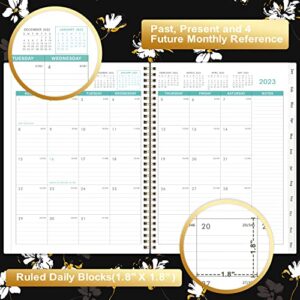 2023-2024 Monthly Planner - 18-Monthly Planner from January 2023 - June 2024, Monthly Planner 2023-2024 with Tabs, 9"x 11" Calendar Planner with Pocket, Contacts, Passwords Pages