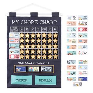 the peanutshell toddler chore chart | reward chart for kids | 58 pieces