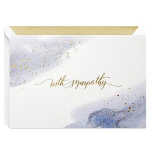 hallmark signature sympathy card (many thoughts and prayers)