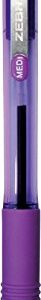 Zebra Pen Z-Grip Retractable Ballpoint Pen, Medium Point, 1.0mm, Assorted Fashion Colors - 24 Pieces (Packaging may vary)