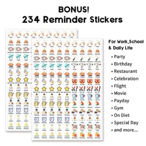 2023-2024 Large Desk Calendar 2023 (January 2023-June 2024), Big Monthly Wall Calendar with Plastic Cover: 17"x12", 18 Months Academic Year Desk Pad Calendars with Planner Stickers