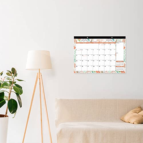 2023-2024 Large Desk Calendar 2023 (January 2023-June 2024), Big Monthly Wall Calendar with Plastic Cover: 17"x12", 18 Months Academic Year Desk Pad Calendars with Planner Stickers