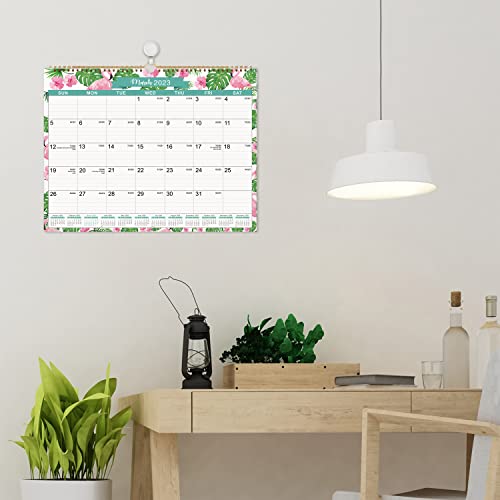 2023-2024 Calendar - Wall Calendar 2023-2024 from January 2023 - June 2024 with Julian Dates, 15" x 11.5", Two-Wire Binding, Ruled Blocks Perfect for Planning and Organizing for Home or Office