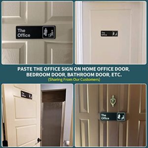 The Office Sign, Main Official Self Adhesive Sign for Door or Wall 9 X 3 Inch Quick and Easy Installation Premium Acrylic Design for Your Home Office / Business, Great Gift for Fans of The Office