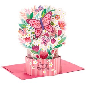 hallmark paper wonder musical pop up birthday card with motion (butterflies and flowers)