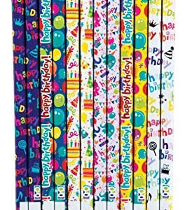 Raymond Geddes Birthday Number 2 Pencils For Kids (Pack of 72)