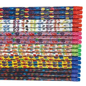 Raymond Geddes Birthday Number 2 Pencils For Kids (Pack of 72)