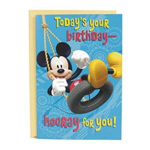 hallmark birthday card for kids with sound (plays mickey mouse clubhouse theme)