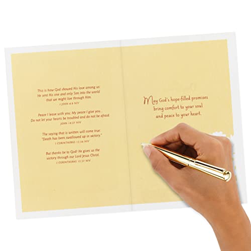 Hallmark DaySpring Religious Sympathy Card (God's Comfort and Hope) (5RZA1034)