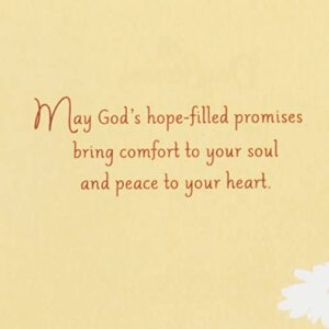 Hallmark DaySpring Religious Sympathy Card (God's Comfort and Hope) (5RZA1034)