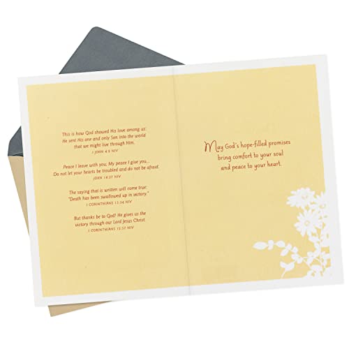 Hallmark DaySpring Religious Sympathy Card (God's Comfort and Hope) (5RZA1034)