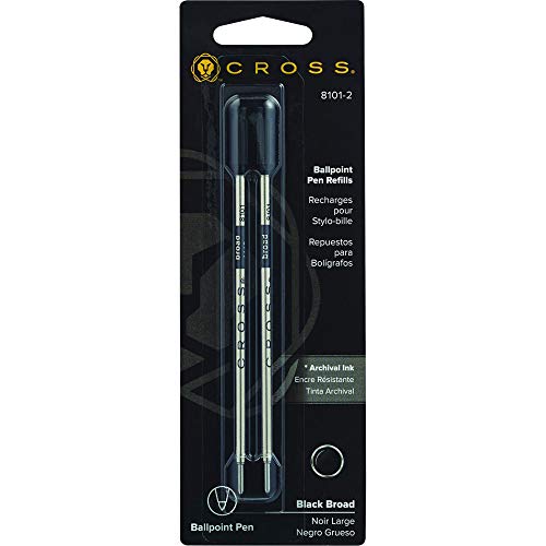 Cross Standard Ballpoint Pen Refill, 2 per Pack