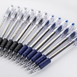 Pentel RSVP medium point pens - ballpoint - 1.0mm - 12 Pack Of 6 Blue And 6 Black Ink Pens