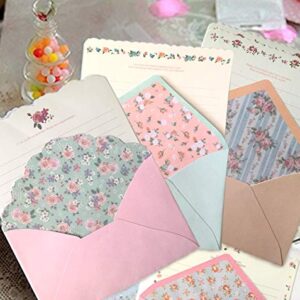 SCStyle 32 Cute Kawaii Lovely Special Design Writing Stationery Paper with 16 Envelope - 32 Letter paper (7.1x5.2 inch) by SCStyle