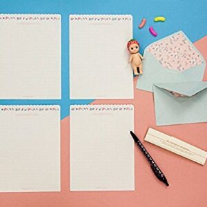 SCStyle 32 Cute Kawaii Lovely Special Design Writing Stationery Paper with 16 Envelope - 32 Letter paper (7.1x5.2 inch) by SCStyle