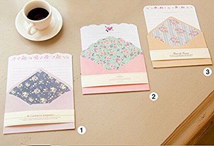 SCStyle 32 Cute Kawaii Lovely Special Design Writing Stationery Paper with 16 Envelope - 32 Letter paper (7.1x5.2 inch) by SCStyle