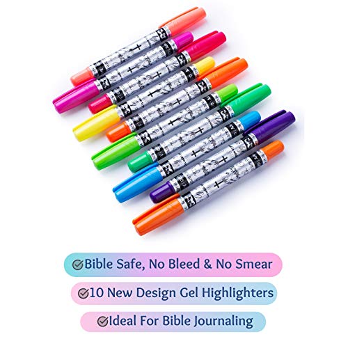 Mr. Pen- Bible Highlighters, 10 Pack, Bible Gel Highlighter, Gel Highlighters, Bible Highlighters No Bleed, Bible Markers, No Bleed Highlighters, Bible Highlighter No Bleed Through