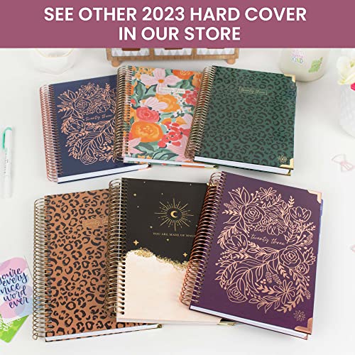 HARDCOVER bloom daily planners 2023 Calendar Year Day Planner (January 2023 - December 2023) - Passion/Goal Organizer - Monthly & Weekly Inspirational Agenda Book - 5.5" x 8.25" - Celestial