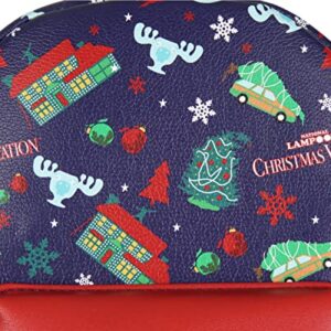 National Lampoon's Christmas Vacation Allover Pattern Faux Leather Mini Backpack