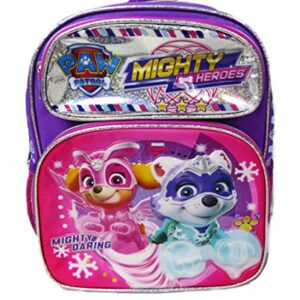 Paw Patrol - Mighty Pups 12" Deluxe Toddler Size Backpack - Super Hero Puppies - A18999