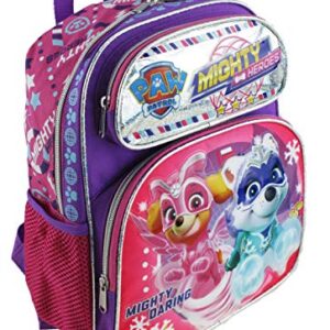 Paw Patrol - Mighty Pups 12" Deluxe Toddler Size Backpack - Super Hero Puppies - A18999