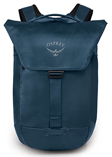 Osprey Transporter Flap Laptop Backpack, Venturi Blue