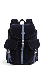 herschel supply co. women’s velvet dawson backpack, peacoat, one size