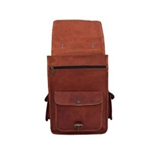 Vintage Leather Laptop Backpack 13 Inch MacBook Pro/Air Bag Rucksack Shoulder Bag