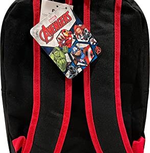 Ruz Avengers Boy's 15" Backpack (Black-Red)