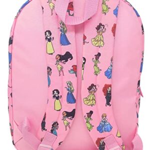 Disney Princess 16" Backpack Bag Belle Cinderella Tiana Jasmine Ariel Snow White