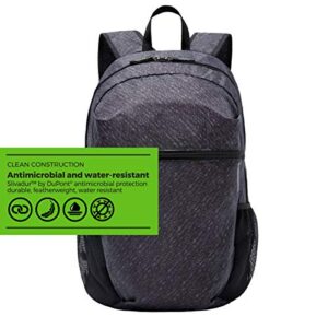 Travelon Clean-Packable Backpack-SILVADUR Treated-Gray Heather, One Size