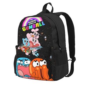 anime backpack unisex double shoulder bag adjustable shoulder stra large capacity laptop bagpack