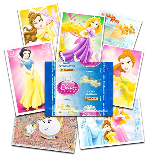 Disney Princess Mini Backpack for Girls Set - Bundle with 11" Disney Princess Backpack, Princess Stickers, Water Bottle, More | Princess Backpack Toddler