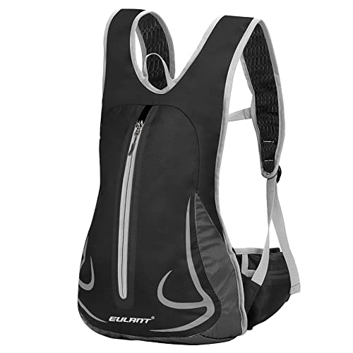 EULANT Ski Backpack, 14L Waterproof & Lightweght Running Backpack, Small Daypack for Cycling Bike Skiing Camping Walking