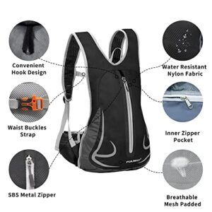 EULANT Ski Backpack, 14L Waterproof & Lightweght Running Backpack, Small Daypack for Cycling Bike Skiing Camping Walking