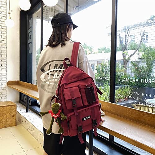 MINGPINHUIUS Backpack for School College High School Bag for Girls Boys Teen School Book Bag Casual Travel Laptop Backpacks for Women Men